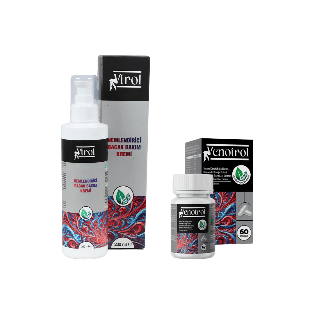 İkili Bacak Bakım Seti Vtrol + Venotrol - Venolab Pharma